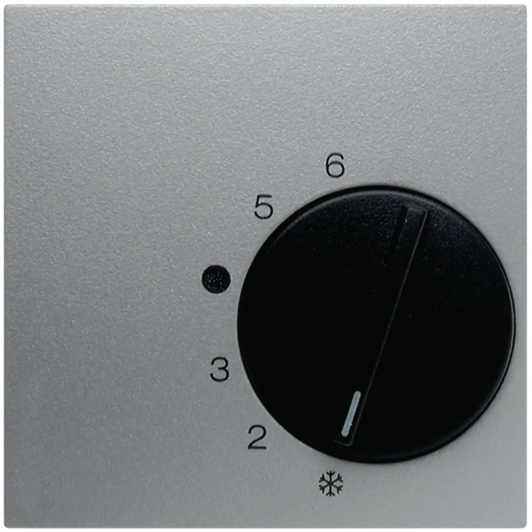 Centre plate with setting knob for room thermostat - True Tekno